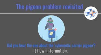 The pigeon problem revisited